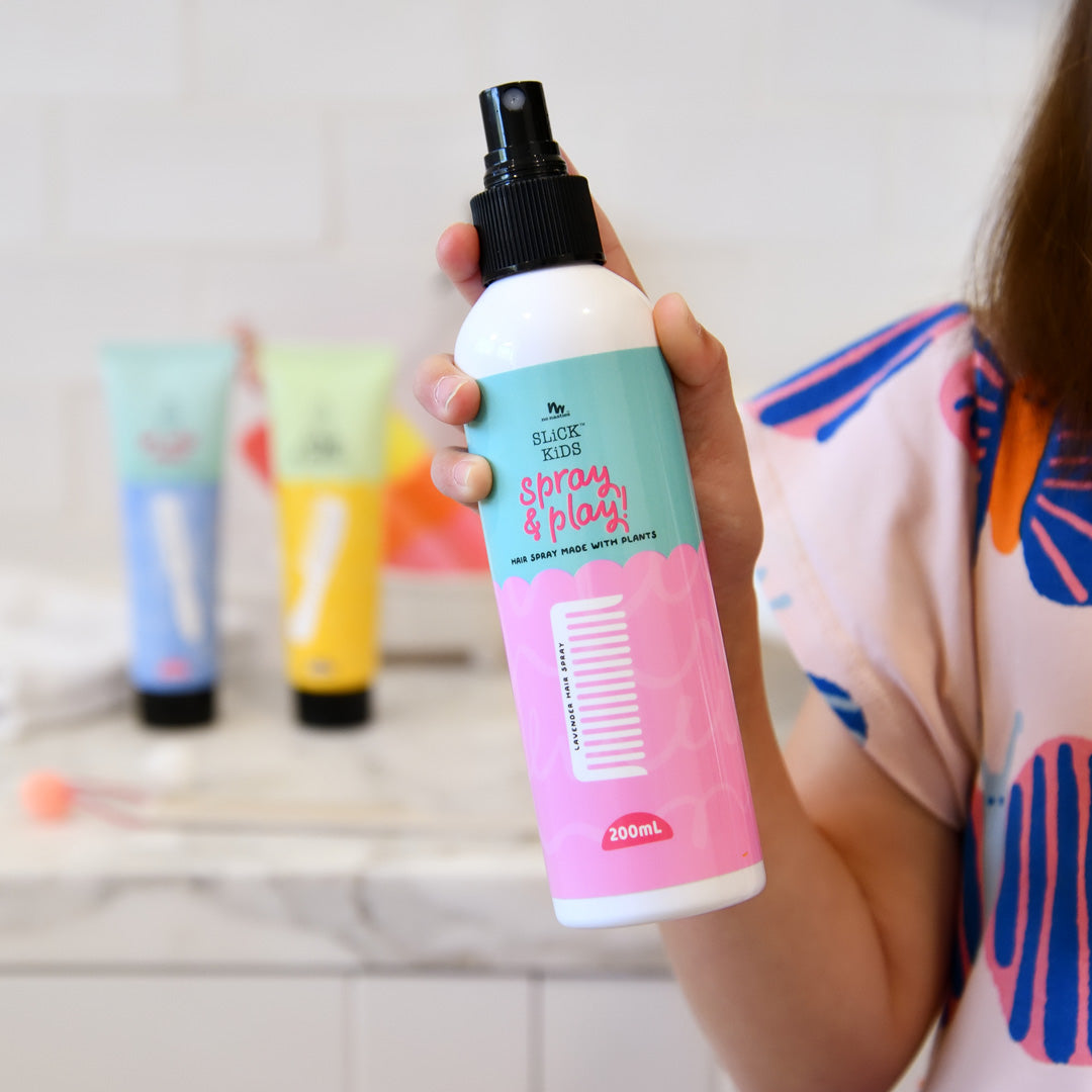Plant Based Alcohol Free Hair Spray in Calming Lavender and Fresh Lime ...
